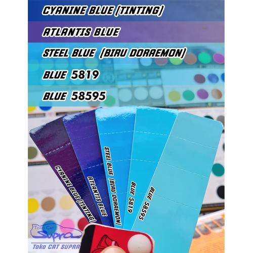 Jual CAT DUCO BIRU ,BIRU DORAEMON, CYANINE BLUE 200CC (1/4KG ...
