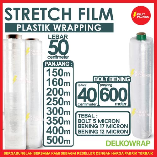 Jual STRETCH FILM BENING 50 CM - PLASTIK WRAP WRAPP WRAPPING BARANG ...