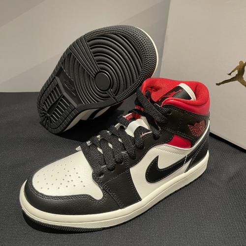 Jual Nike Air Jordan 1 Mid Gym Red Black Panda 100% Authentic - 36 - 40 ...