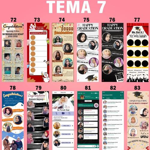 Jual CETAK SPANDUK WISUDA BANNER LULUS KULIAH GRADUATION BANER FREE ...