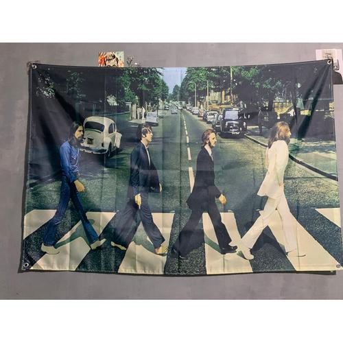 Jual Bendera/Flag/Poster Kain/Miniflag Band The Beatles Road - Kota ...