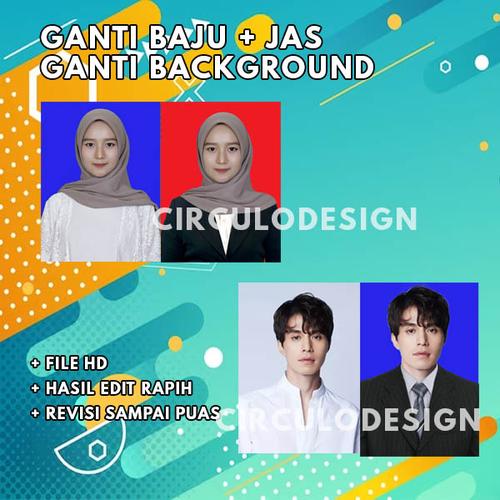 Jual Custom Pas Foto / Ganti Background / Edit Background / Edit Foto ...