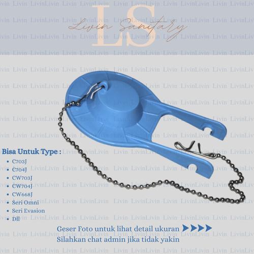 Jual Karet Plug/ Karet Pelampung Toilet/ Karet Flush/ Karet Flapper ...