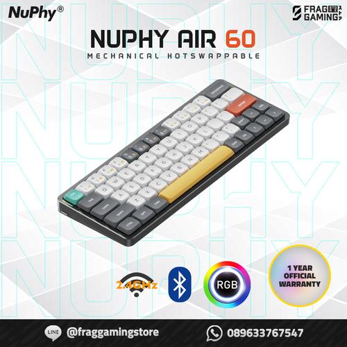 Jual Nuphy Air60 / Air 60 Daylight Wireless Mechanical Keyboard Air-60 ...