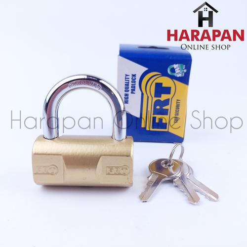 Jual GEMBOK PAGAR BULAT KUNINGAN MODEL VIRO 50MM FRT GEMBOK RUMAH ...