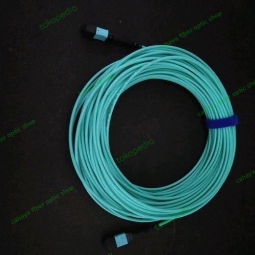 Jual patchcord mpo to mpo 12 core om4 female polarity type B 15 meter ...