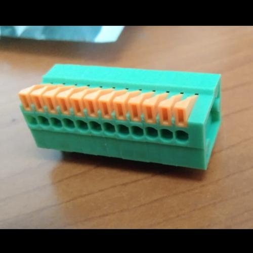 Jual Connector Spring Clamp System Terminal Block KF141R-2.54-12P ...