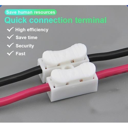 Jual Quick Connect 2 Wire Connector spring Terminal Sambungan Kabel ...