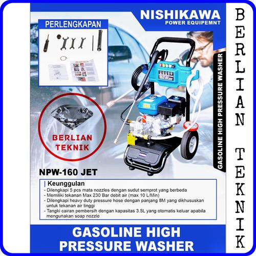Jual High Pressure Power Sprayer Jet Cleaner Gasoline Nishikawa NPW 160 JET - Jakarta Barat ...