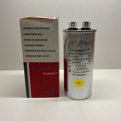 Jual Kapasitor AC 50uf Capacitor AC 50 uf 450Vac Starmec - Kota Bekasi ...
