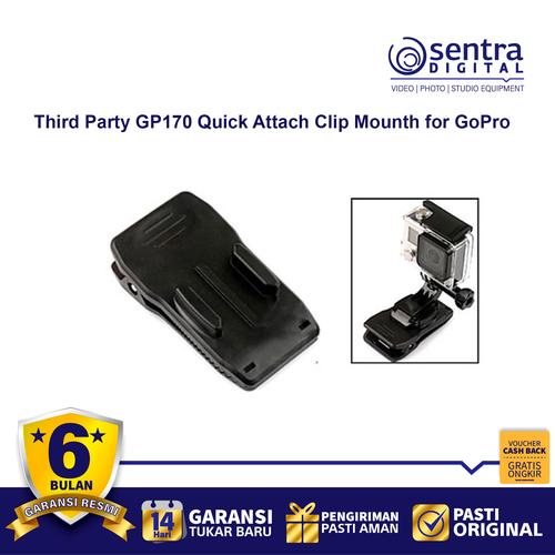 Jual Third Party GP170 Quick Attach Clip / clamp Mount for GoPro - Kota ...