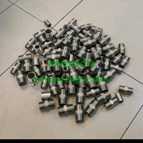 Jual double nepel 1 inch stainless steel - Jakarta Barat - bintang ...