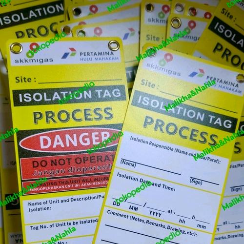Jual Safety tags, warning labels and Isolation point labels - Jakarta ...