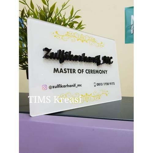 Jual Cue Card uk. B5 + Cutting Letter + Biaya Design - Jakarta Timur ...