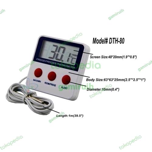 Jual Thermometer Digital Freezer/Fridge (Thermometer Kulkas atau Vaksin ...