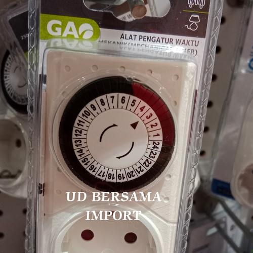 Jual GAO Stop Kontak Timer Mekanik 15gd/Stop Kontak/Mechanical Daily - Kota Surabaya - UD ...