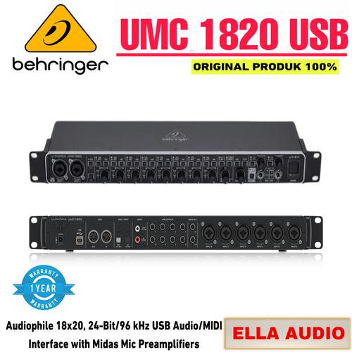 Jual Behringer UMC 1820 Soundcard Usb Interface - Jakarta Pusat - ELLA ...