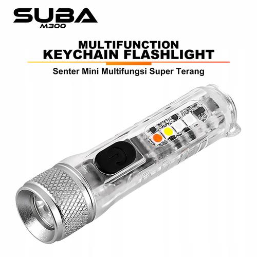 Jual Senter Mini Multifungsi SUBA M300 Keychain Flashlight 400 lumens ...
