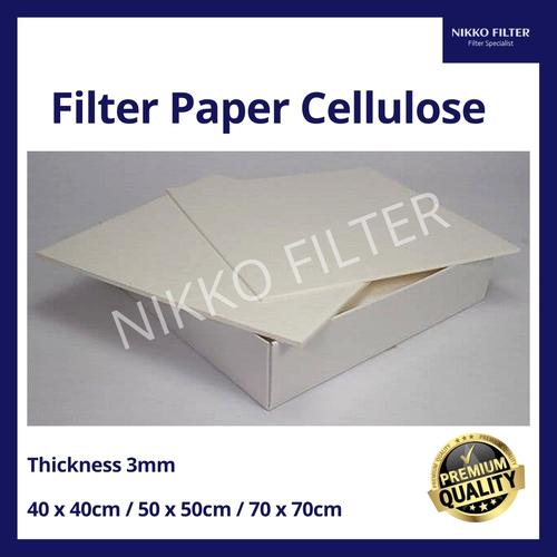 Jual Kertas Saringan Filter Paper Tebal 3mm Cellulose - 70 x 70 cm ...