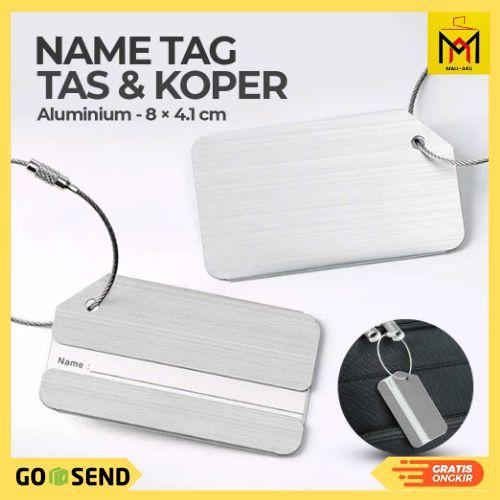 Jual Name Tag Tas Koper Label Identitas Bagasi Travel Aluminium ...