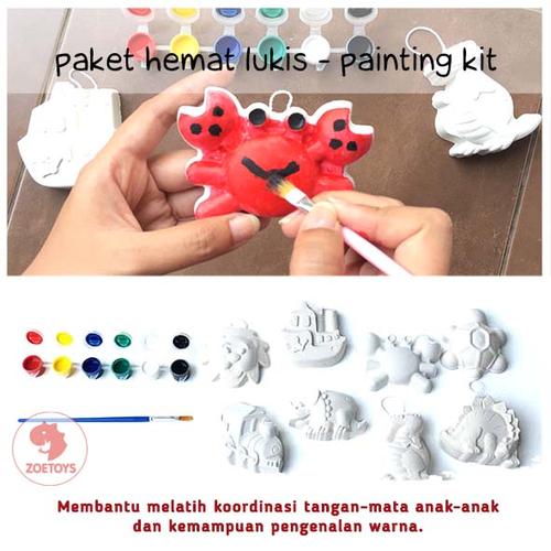 Jual shukaku Paket Hemat Lukis - Painting Kit 2| Peralatan Cat Melukis ...