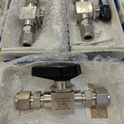 Jual Ball Valve 1/2" OD 3-Piece Body 6000PSI PCTFE SS316 Swagelok SS ...