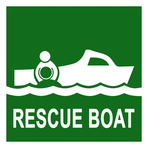 Jual Sticker Safety Imo PERKAPALAN RESCUE BOAT ukuran 15x15cm - Kota ...