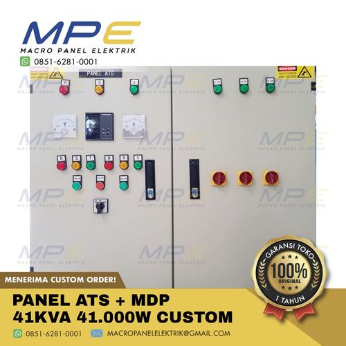 Jual Panel ATS + MDP 3 Phase 41kVA 41.000W + Amperemeter Digital Custom ...