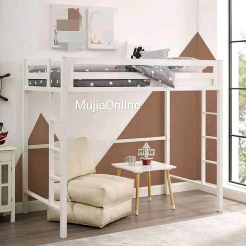Jual Loft Bunk Bed Ranjang Besi Tingkat Atas + Meja Modern Minimalis ...