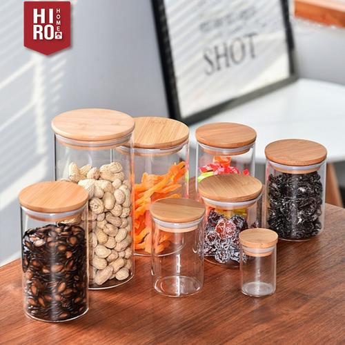 Jual Toples Jar Kaca Kayu Estetik Borosilikat Kedap Udara Borosilicate - 280ml - Jakarta Barat ...