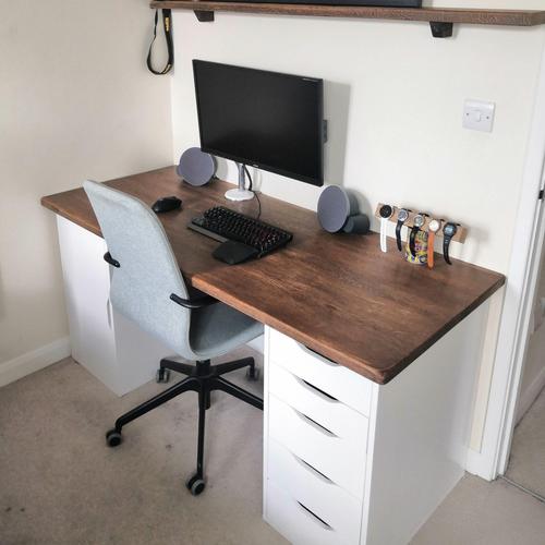 Jual Meja komputer / Meja PC gaming / meja gaming kayu solid plus ...