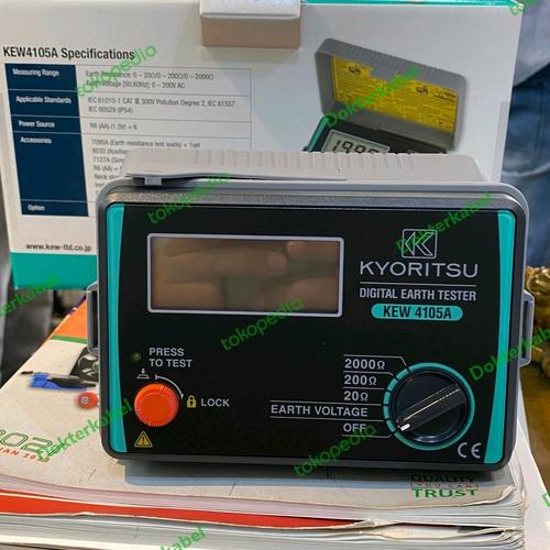 Jual Earth tester Grounding test KYORITSU 4105A - Jakarta Barat ...