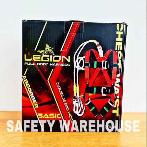 Jual Full Body Harness Absorber Legion Dengan Tali Dada Double Big Hook ...