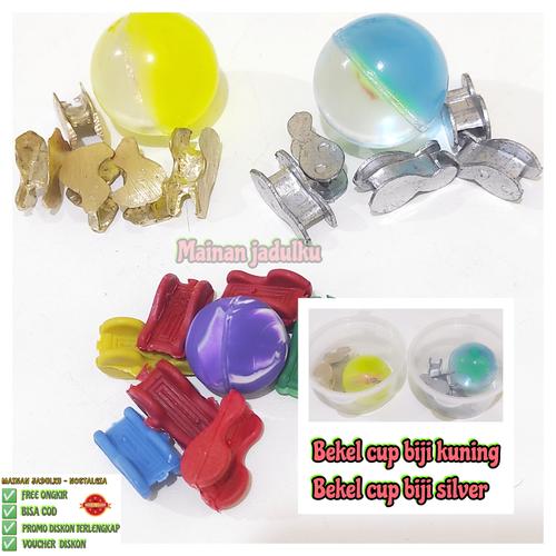 Promo Bekel set bola dan 5 biji dalam kemasan cup cantik - pit/biji ...