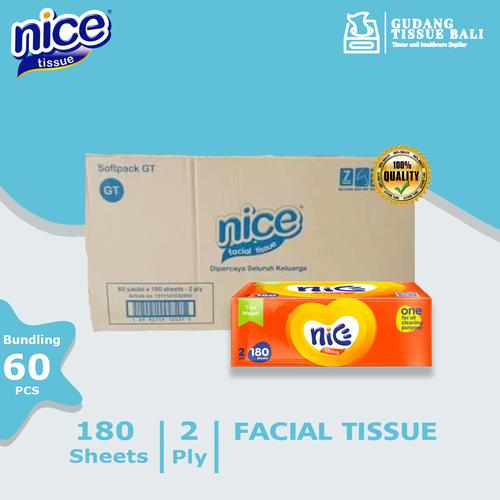 Jual Nice facial tissue 180 sheets 2 ply tisu Carton - Kota Denpasar ...