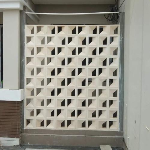 Jual Roster beton putih kotak sudut miring(2muka) - Abu-abu - Kota ...