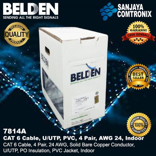 Jual BELDEN 7814A Kabel LAN UTP Cat. 6 Roll/Box/300M - 200m - Jakarta ...