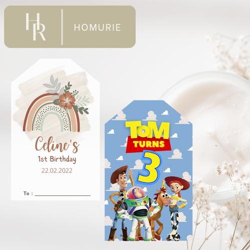 Jual Custom Hang Tag Souvenir Hampers Birthday Ulang Tahun Anak ...