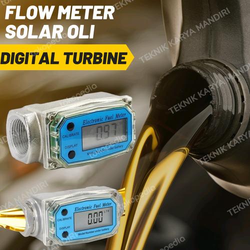 Jual Digital Turbine Flow Meter Digital LCD NPT Counter Gas Oil Fuel 2" - Jakarta Barat - TEKNIK ...