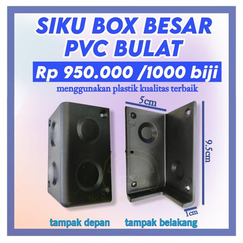 Jual (PER-1000) SIKU BOX SPEAKER PVC BULAT 2 Siku salon pvc Bulat Siku ...