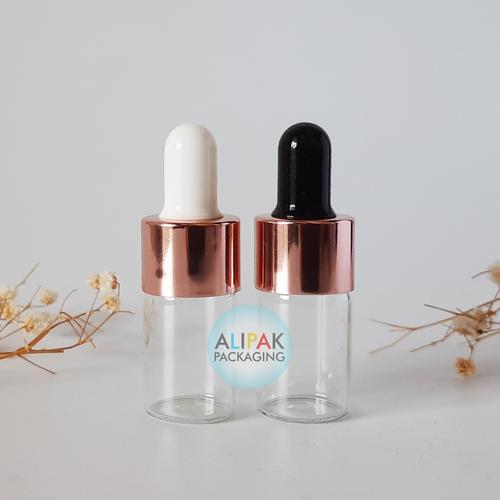 Jual BOTOL PIPET 5ml BENING TIPIS Tube TUTUP ROSEGOLD - putih - Kab ...