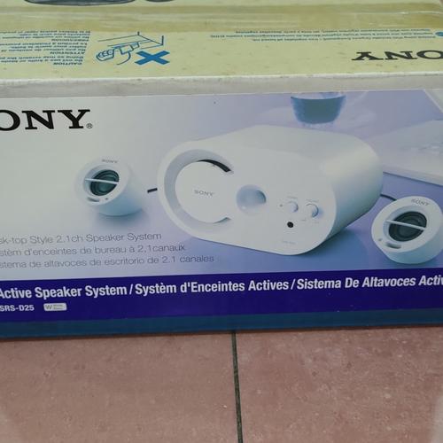 Jual Sony SRS-D25 2.1 Channel Pc Multimedia Active Speaker Original ...