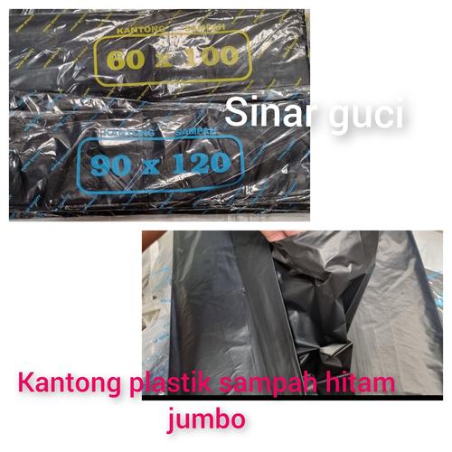 Jual Kantong Plastik Sampah Jumbo Trash Bag Packing Bungkus HD Hitam - 60 X 100 - Kab. Tangerang ...