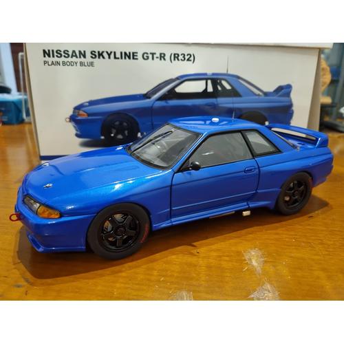 Jual 1/18 AUTOART NISSAN SKYLINE GTR R32 BLUE DIECAST NOT R32 R35 ...
