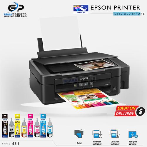 Jual Printer EPSON L210 all-in-one bergaransi - Jakarta Pusat - Graha ...