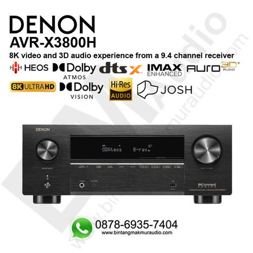 Jual Denon AVR-X2800H AVRX2800H AV Receiver 7.2 Dolby Atmos 4K 8K UHD ...