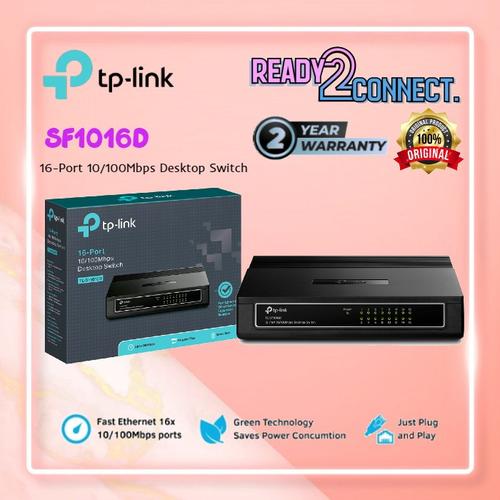 Jual TP-LINK TL-SF1016D 16-Port 10/100Mbps Desktop Switch - Jakarta ...