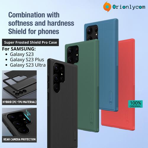 Jual Case Samsung Galaxy S23/Plus/Ultra NILLKIN Frosted Pro Hybrid ...