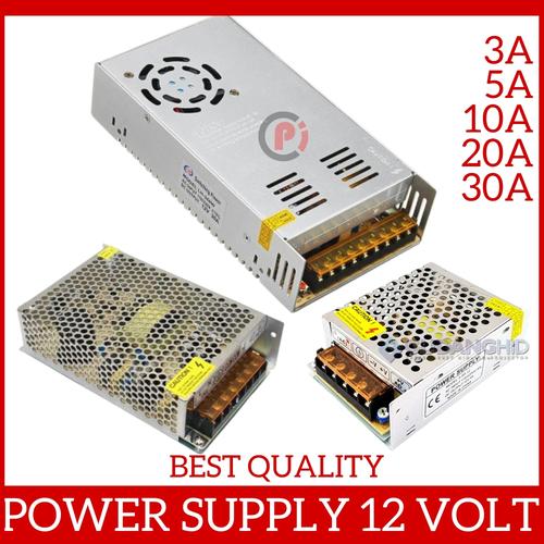 Jual Adaptor Power Supply 12V 12 Volt DC 3A 5A 10A 20A 30A Untuk CCTV ...
