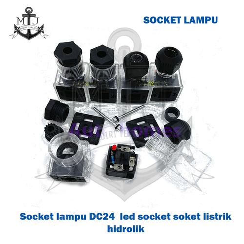 Jual Socket lampu DC24 / led socket soket listrik hidrolik - Jakarta ...
